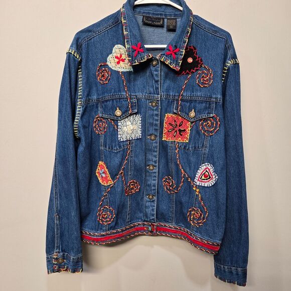 Life Style | Jackets & Coats | Vintage 9s Life Style Jean Jacket Size ...